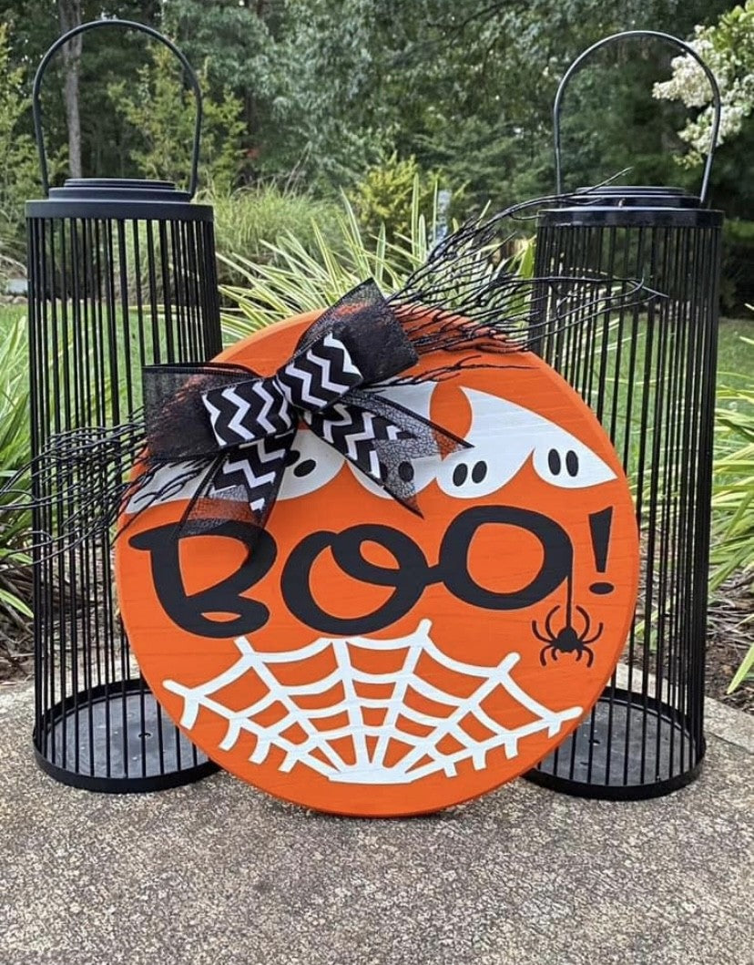 Boo Door Hanger – Country Girl Creations by Amber