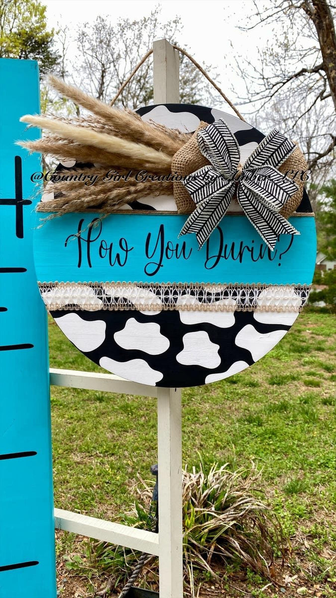 Porch Leaner and Door Hanger Set – Country Girl Creations by Amber